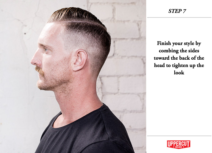 How to Style a Low & Tight Side Part - With Uppercut Deluxe Monsterhold