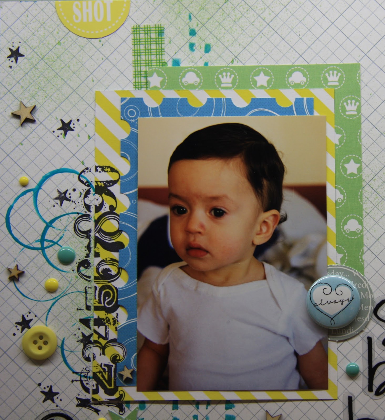 Nora's Scrap Corner: Sweet Baby Boy - Scrap Friends June Color Palette