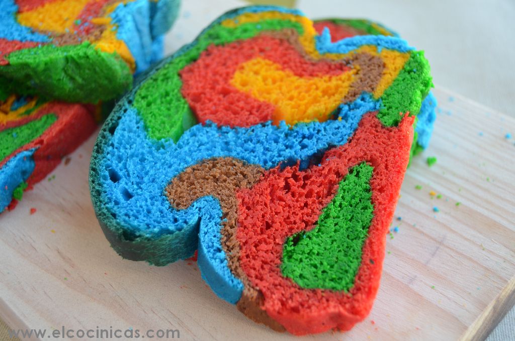 Pan de colores | El Cocinicas