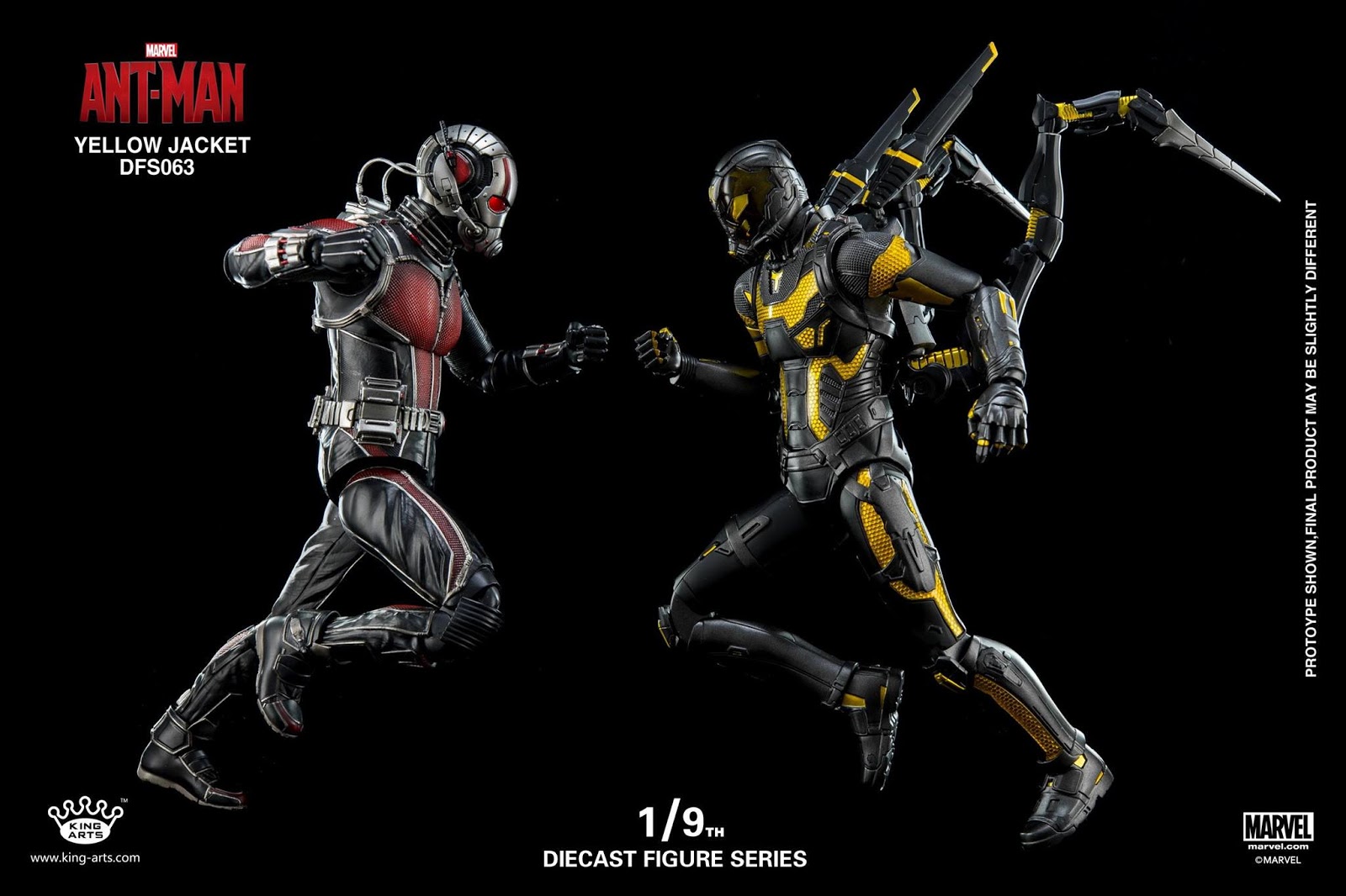 toyhaven: Check out King Arts 1/9th scale YellowJacket 22cm tall Die ...