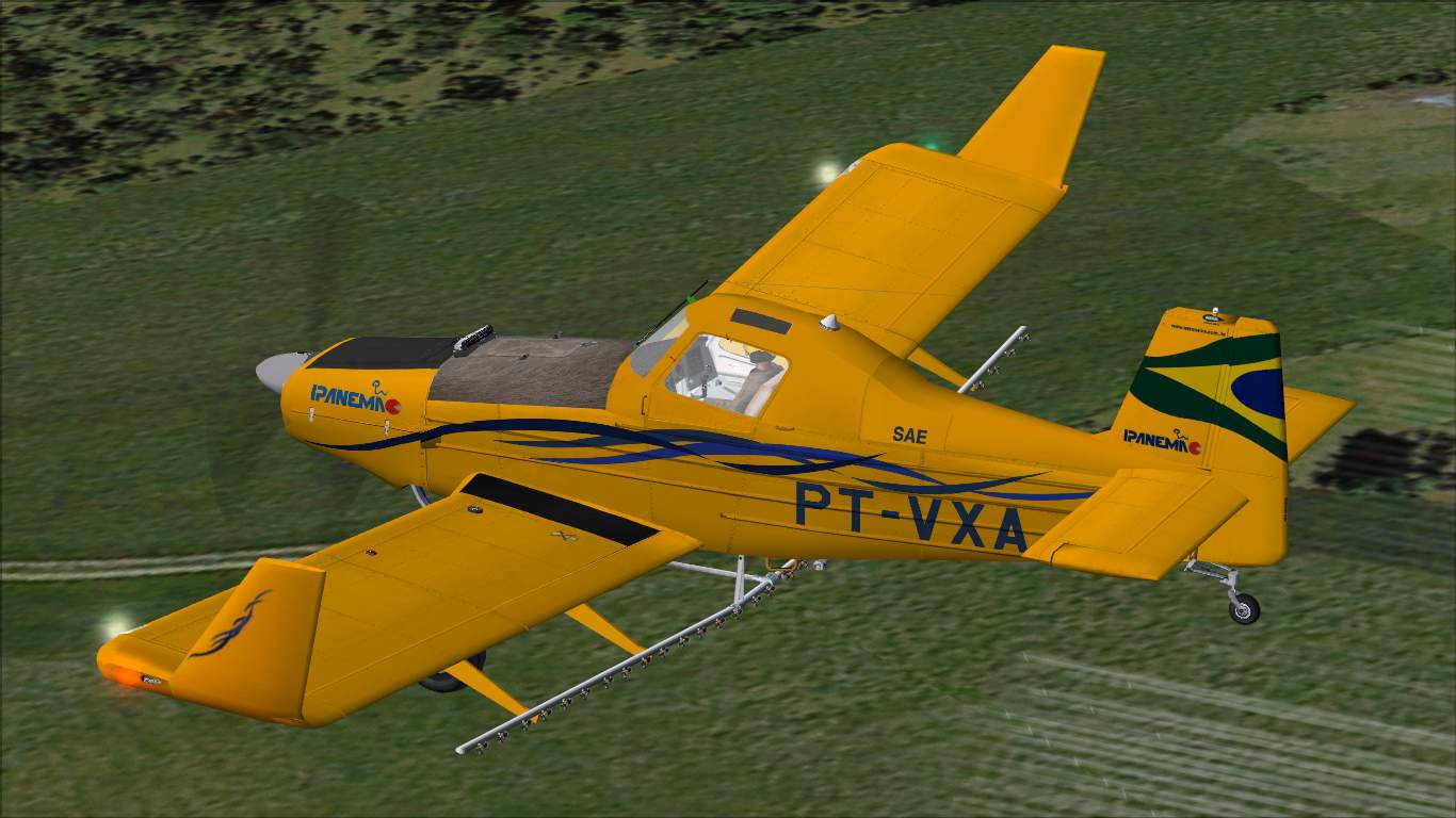 Texturas Brasileiras: Embraer EMB-202 Ipanema PT-VXA