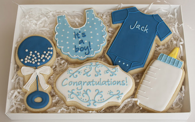 Jaclyn's Cookies: New Baby Cookie Gift Packages