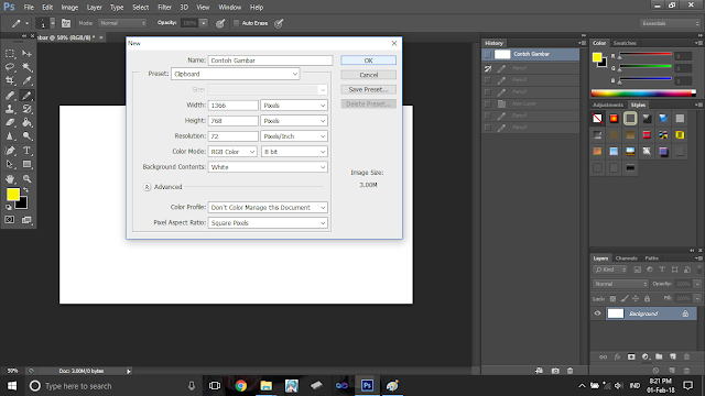 Pengertian Gambar Raster dan contoh membuat Gambar Raster di Photoshop ...