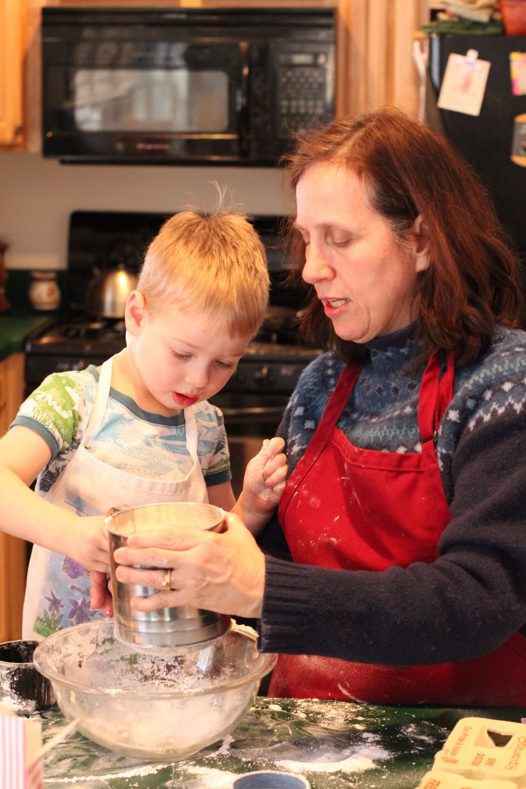 Pierson Clan: Baking with Grandma