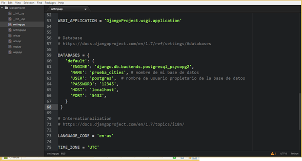 Instalar y configurar django-cities-light en Django, para tener base de ...