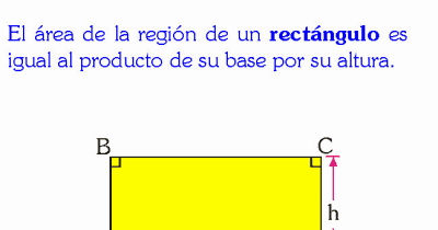 AREA DE UN RECTANGULO FORMULA EJEMPLOS Y EJERCICIOS RESUELTOS