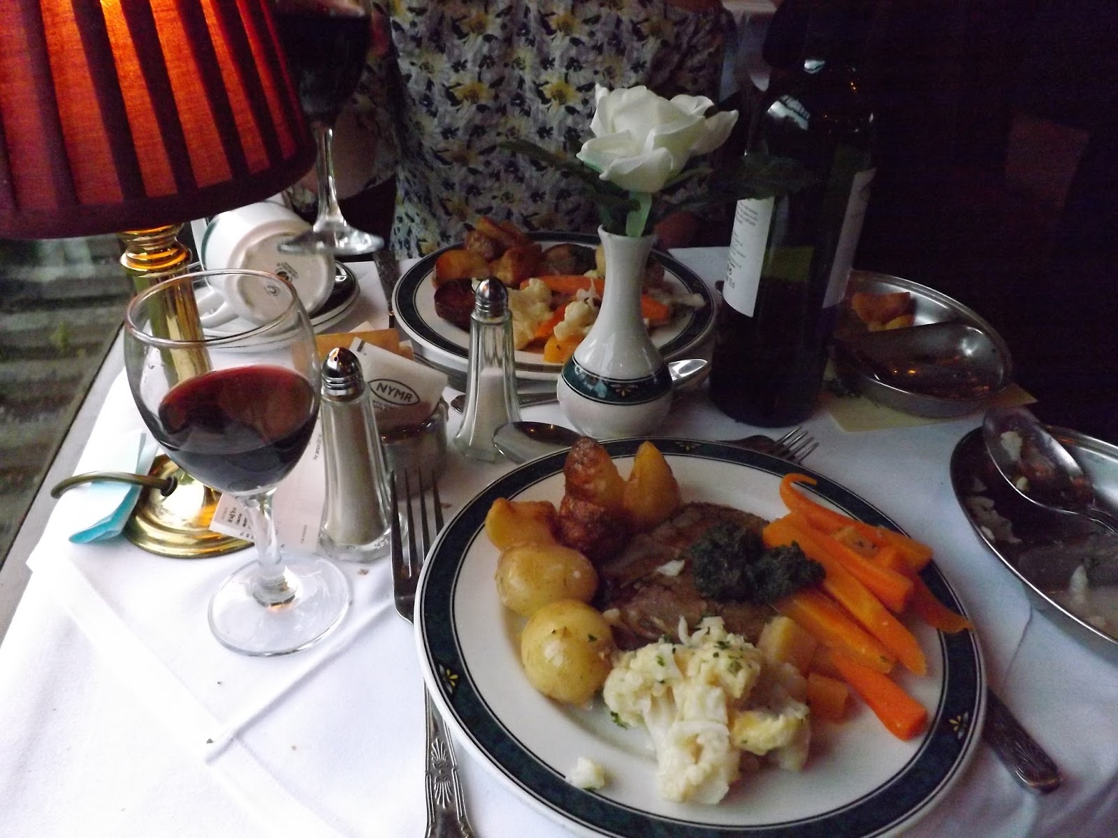 Sam's World: NYMR: The "North Yorkshire Pullman" Dining Train...