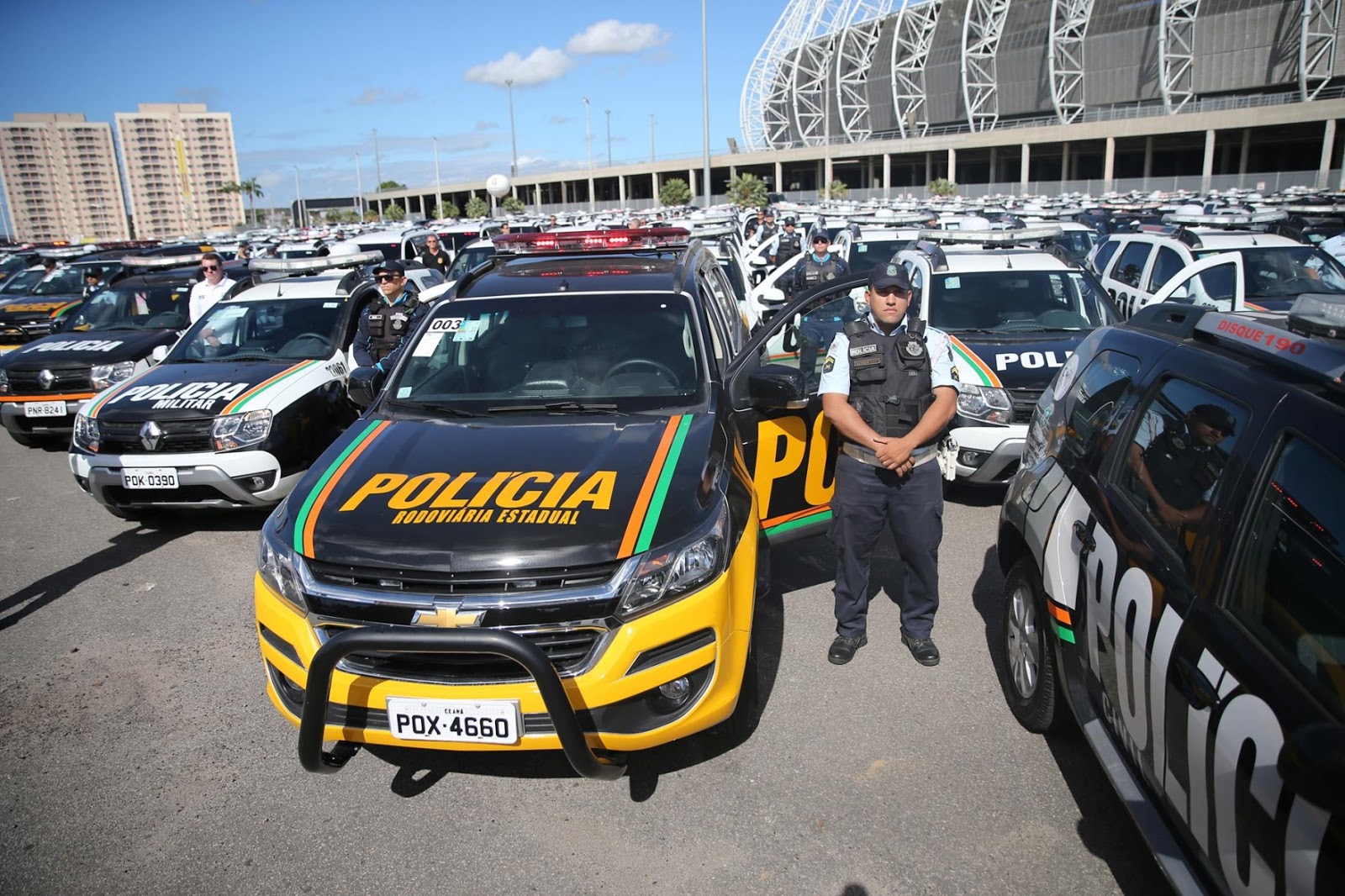 ReforÇo Governo Entrega 100 Novas Viaturas Para A Pm