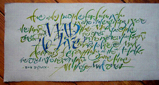 caligrafia, arte y diseño: Carl Rohs: el calígrafo del pincel