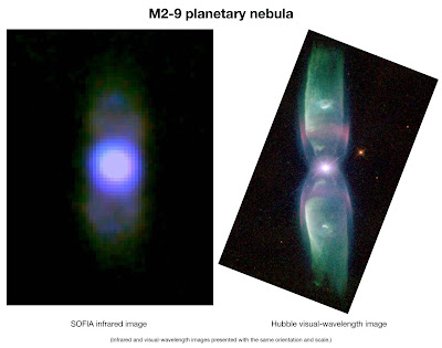 NASA's SOFIA Captures Images of the Planetary Nebula M2-9