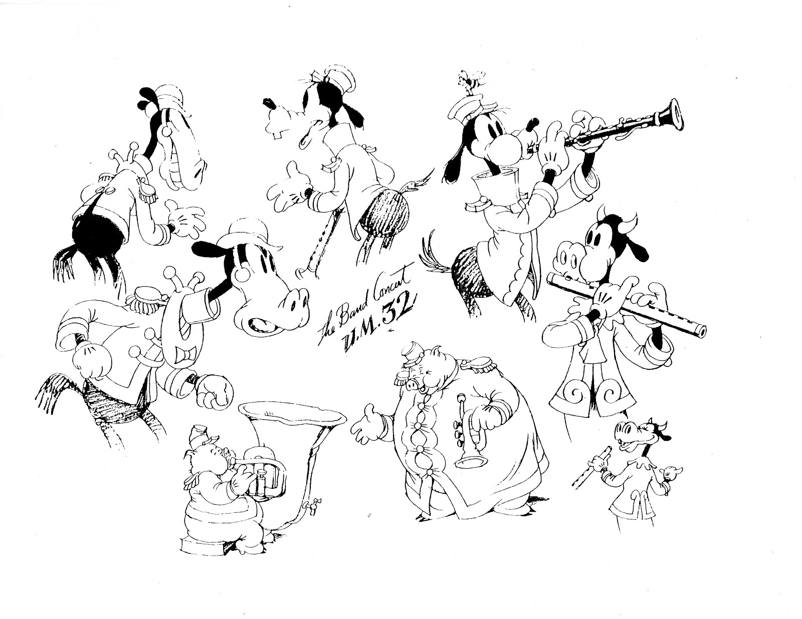 Craig Clark: More Early Disney Model Sheets