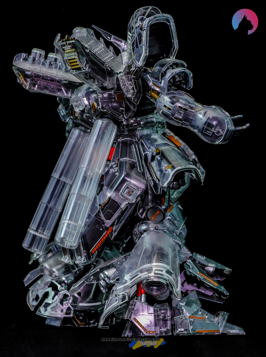 Painted Build: MG 1/100 MSN-04 Sazabi Ver. Ka [Mechanical Clear]