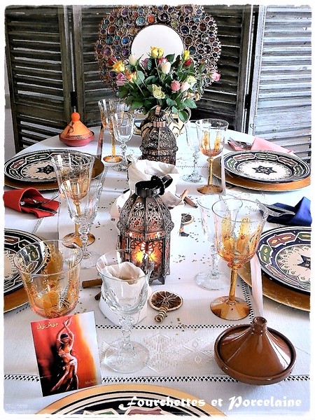 Fourchettes et Porcelaine: TABLES " INSPIRATION ORIENTALE