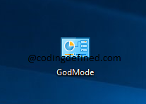 How to Enable GodMode in Windows 10 - Coding Defined