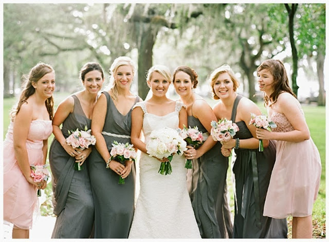 Wedding Trends of 2013 - Two-Tone & Ombre Bridesmaids