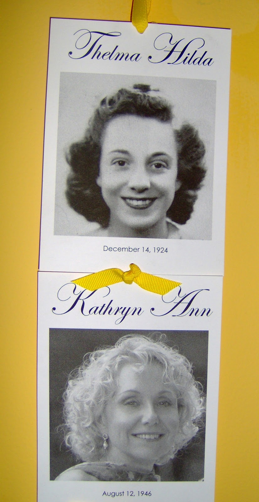 LaLa & Lissy Lou: Hanging Family Tree Card