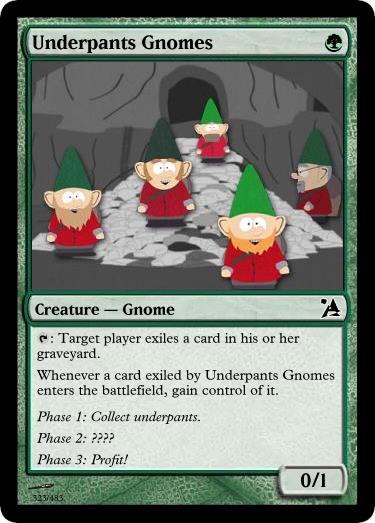 MadOlaf's Magic Cards: Card of the Day - Underpants Gnomes