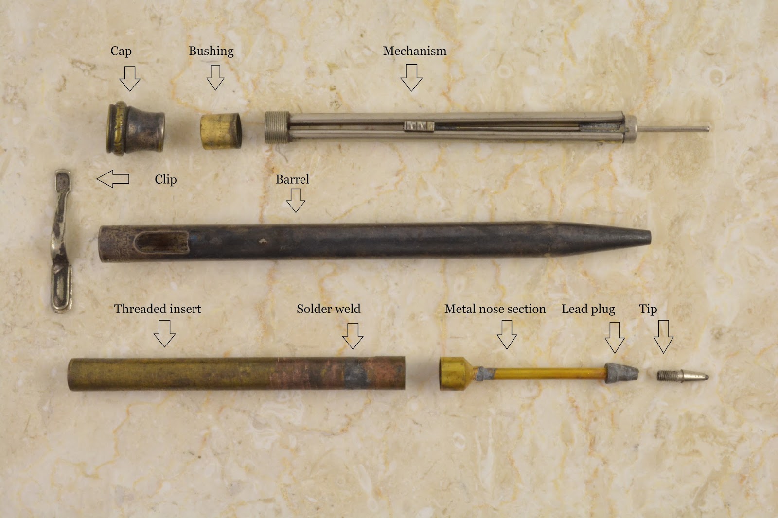 The Leadhead's Pencil Blog: A Short Anatomy Lesson in Early Ever Sharps