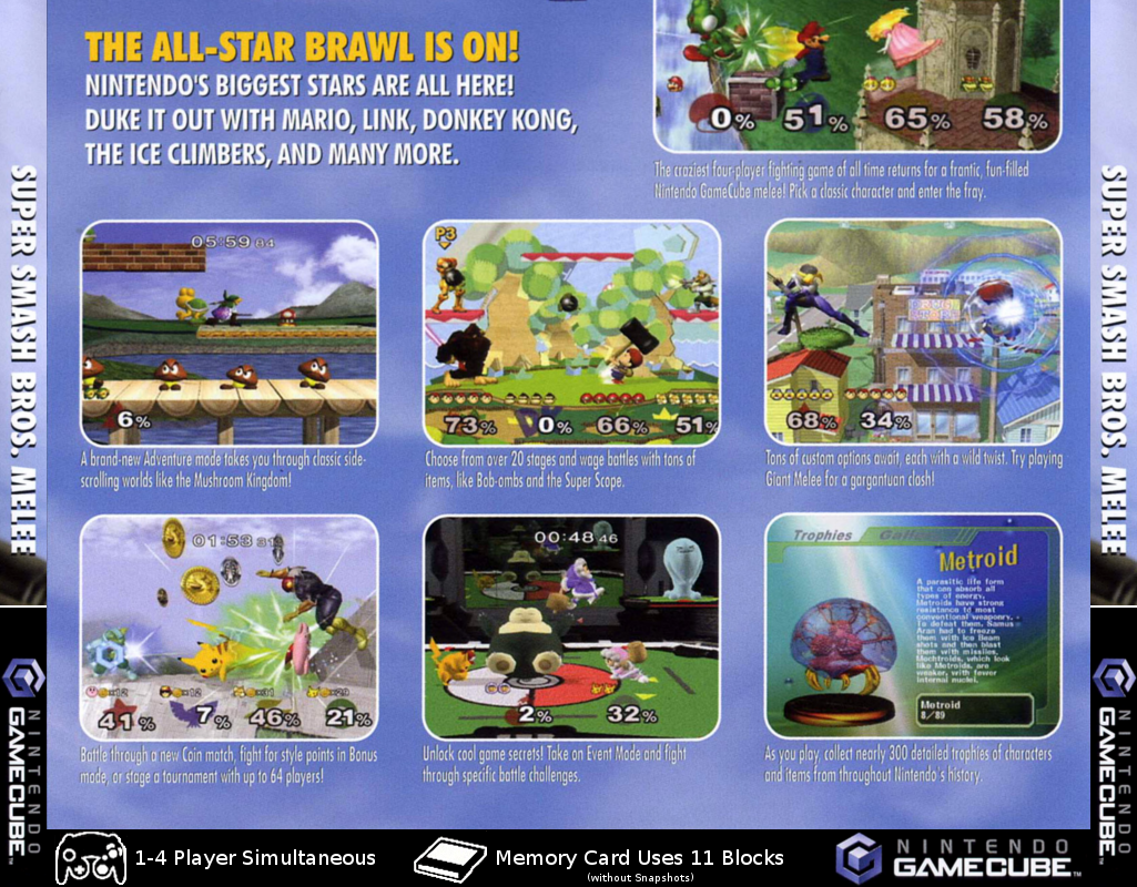 Nathan DiYorio's Blog: Super Smash Bros. Melee (Nintendo GameCube ...