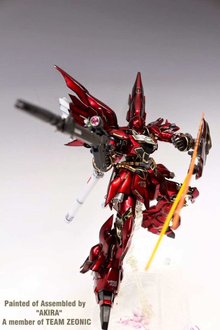 Custom Build: MG 1/100 MSN-06S Sinanju OVA ver. Neo Grade Conversion ...