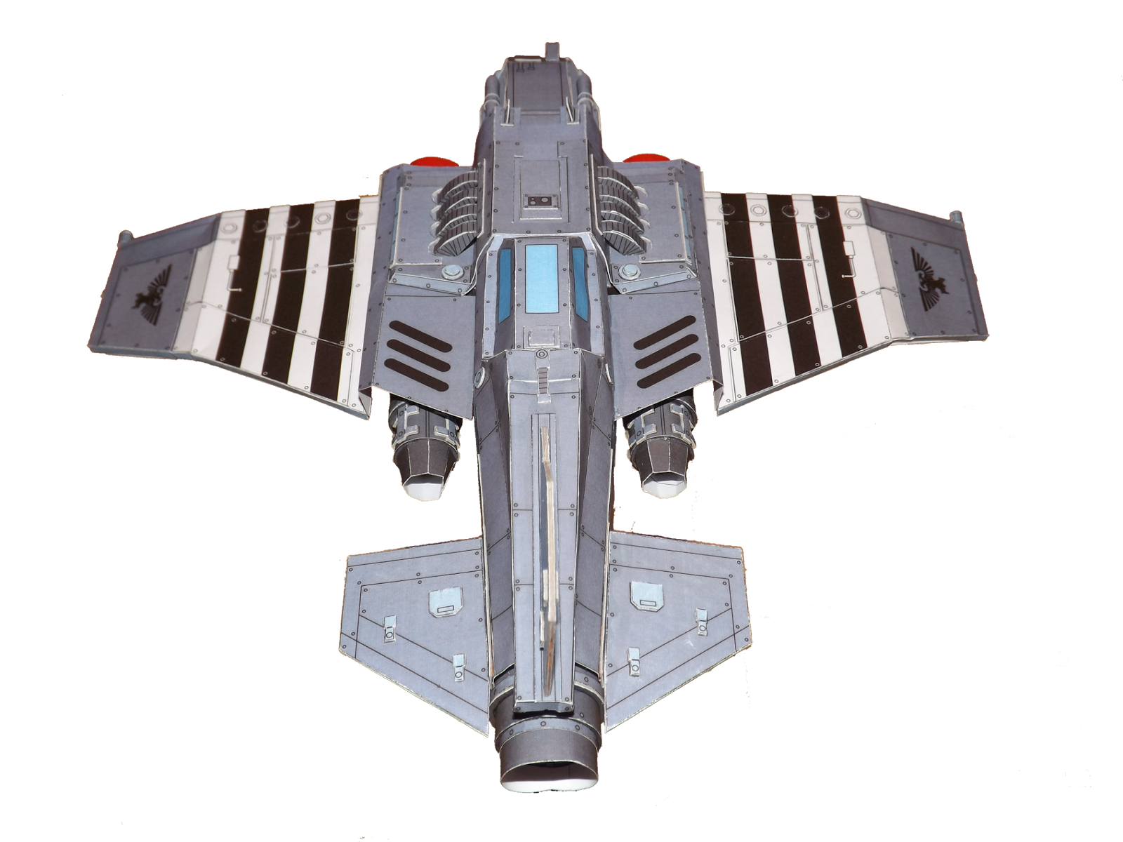 Bespoke Gamer: Papercraft: Thunderbolt Fighter