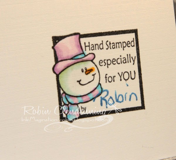DRS Designs Rubber Stamps: Snowman Heart Swag