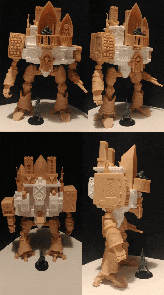 Tabletop Fix: Heresy Lab - Hyperion Titan STL Files Kickstarter