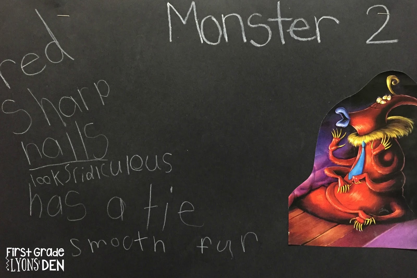 First Grade Lyons' Den: I Need My Monster