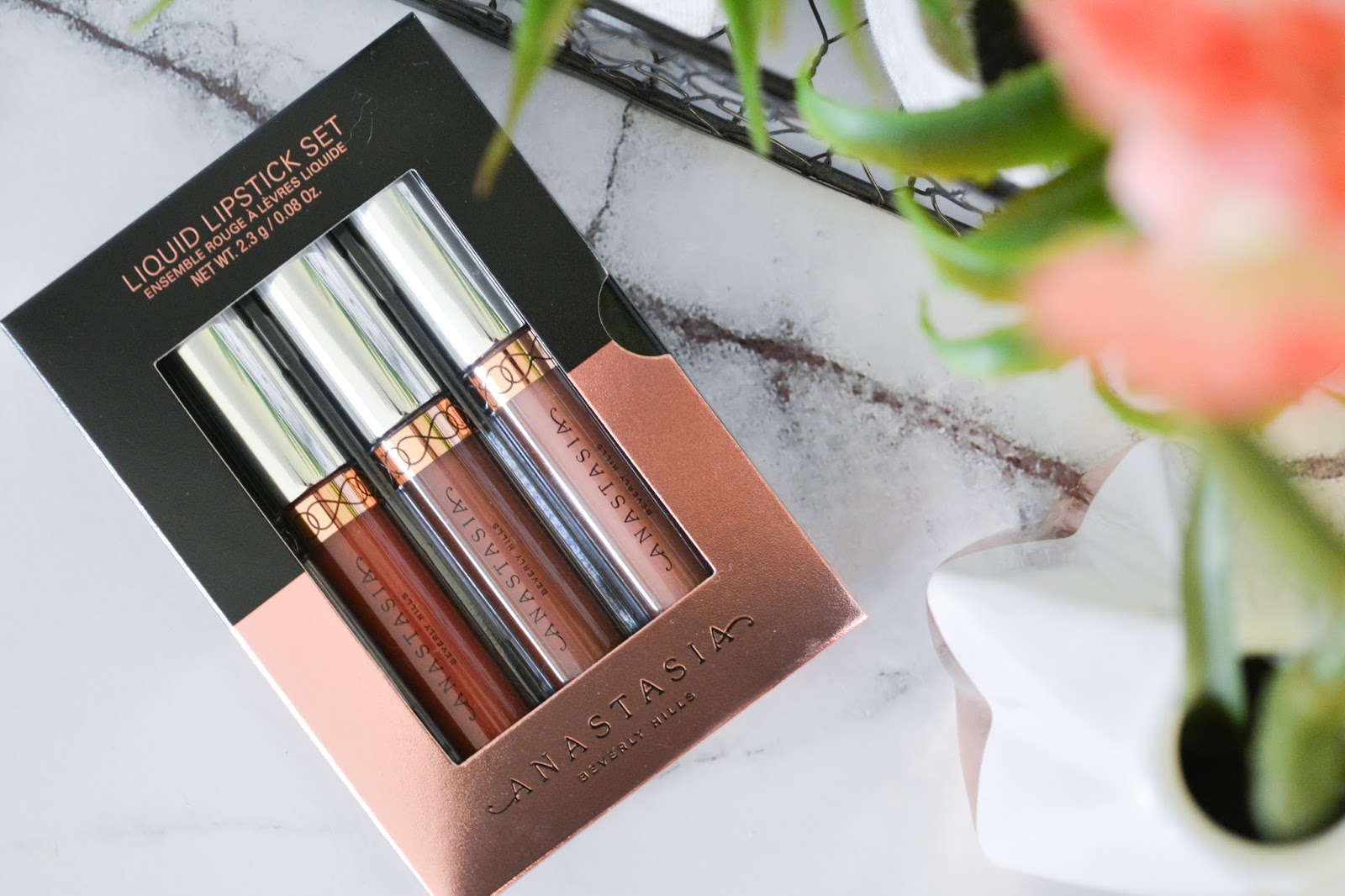 Anastasia Beverly Hills Liquid Lipstick Set - Pink Ivory Makeup