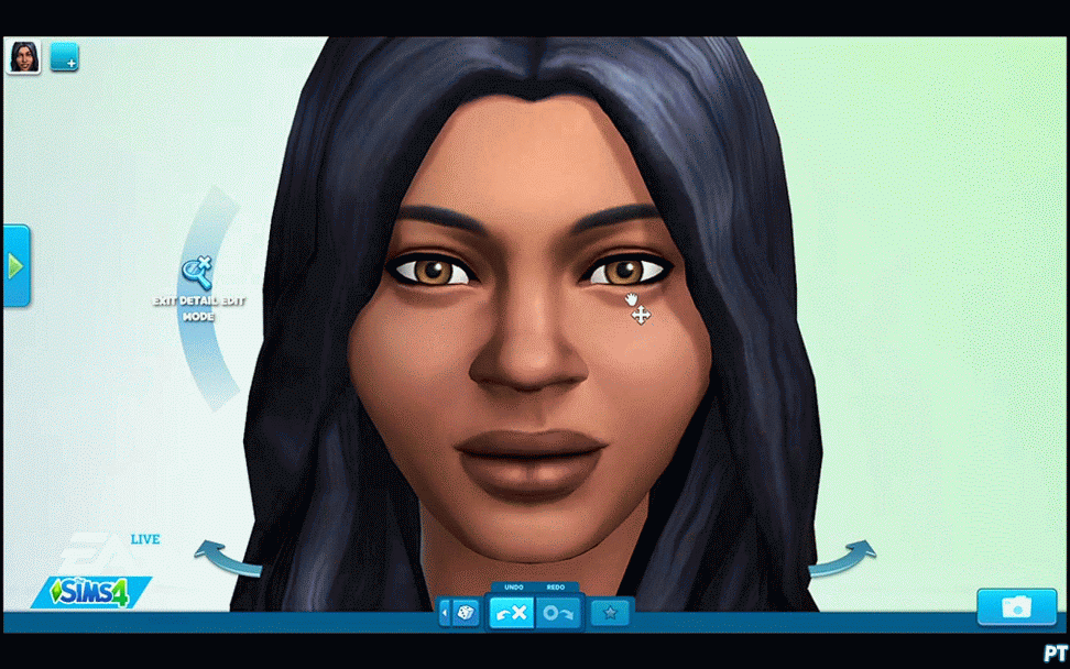 Universo The Sims: The Sims 4 - Criar um Sims-Rosto Universo The Sims: The Sims 4 - Criar um Sims-Rosto