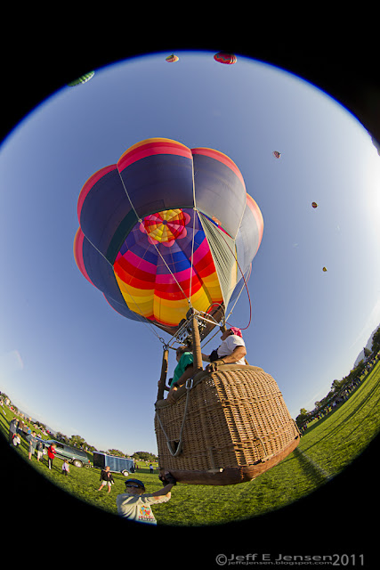 The World As I See It: Balloons with a Fisheye