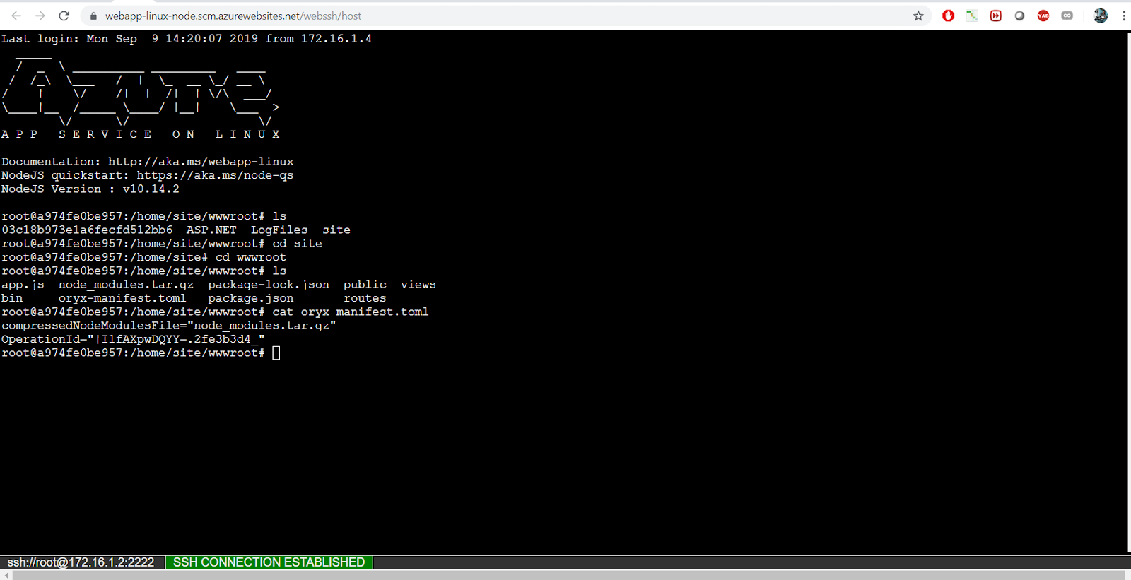 Azure And Co Build A Nodejs Application And Deploy It Git Push To An Azure Linux Web App