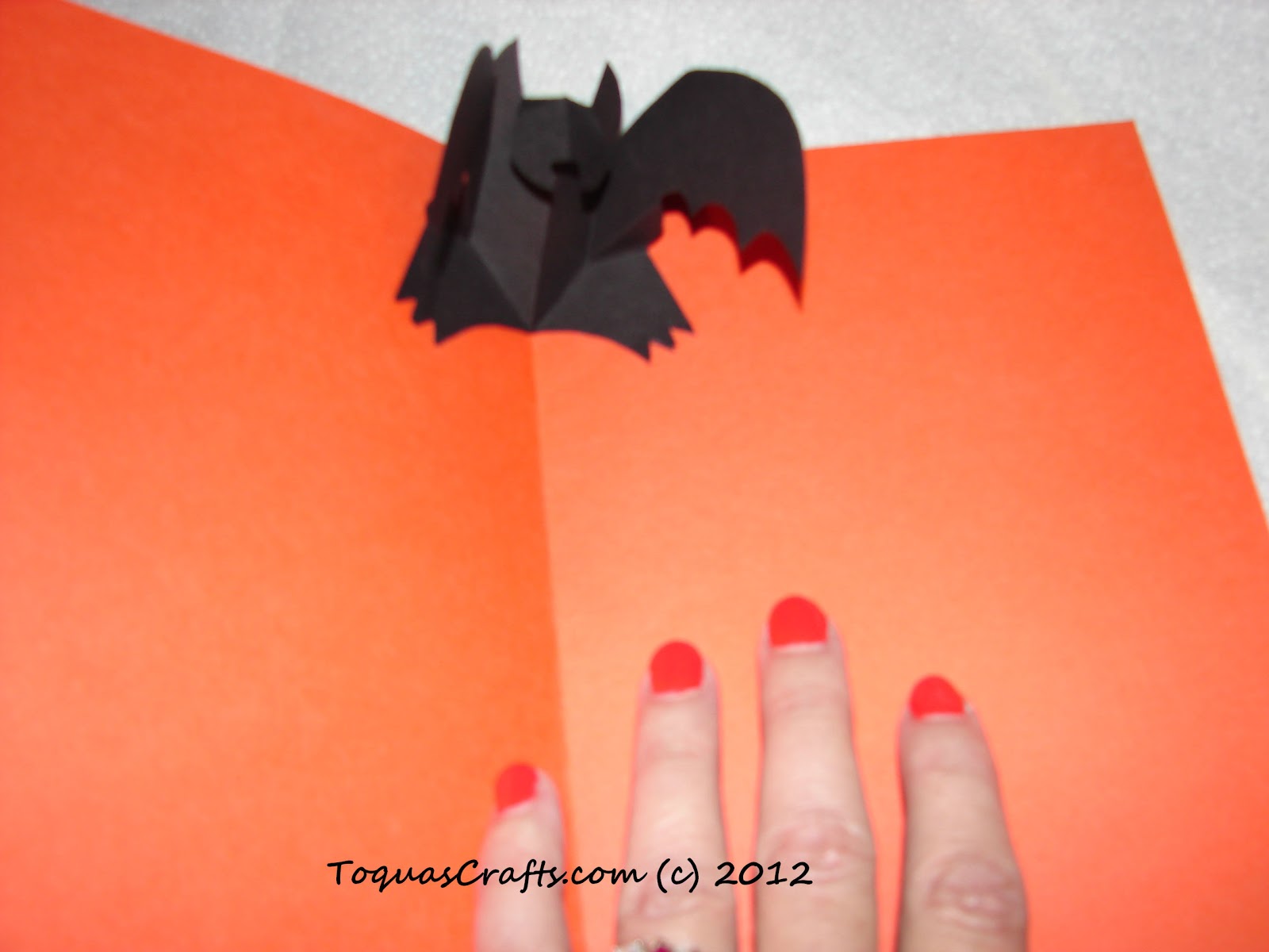 Toqua's Crafts: Pop up Bat Card