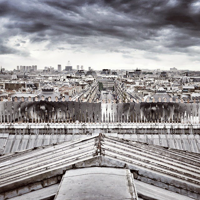 From The Skyline: JR expose les danseurs sur les toits de l'Opéra Garnier