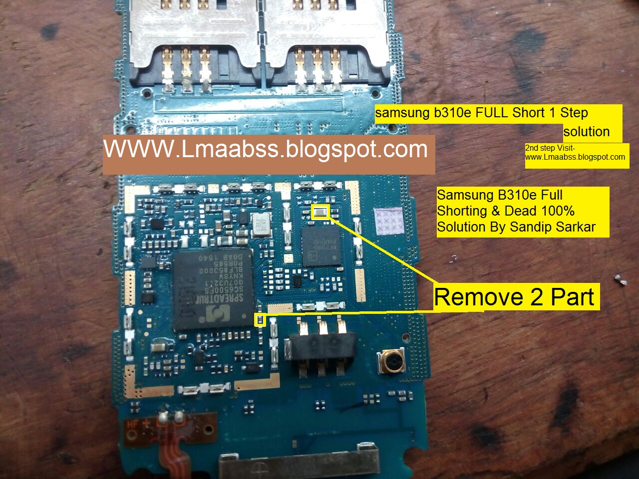 Samsung b310e Full Short dead mobile solution