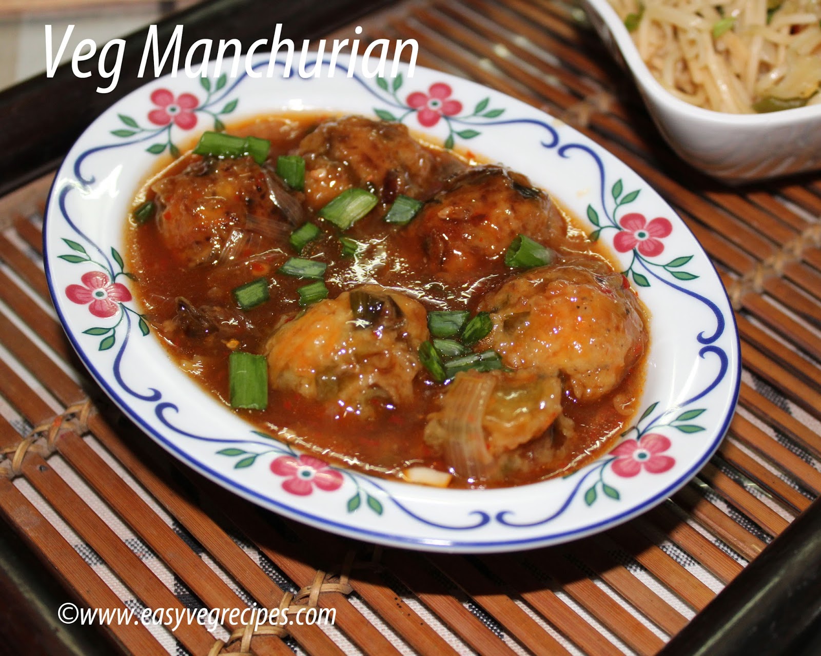 Veg Manchurian Recipe -- How to make Veg Manchurian at home - E.A.T ...