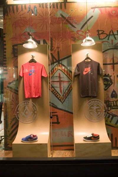 Beyond the Stache: Nike SB Window Display