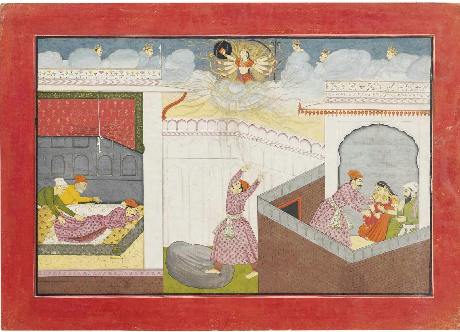 Atelier of india: Fattu and His large Guler Basohli Bhagavata purana