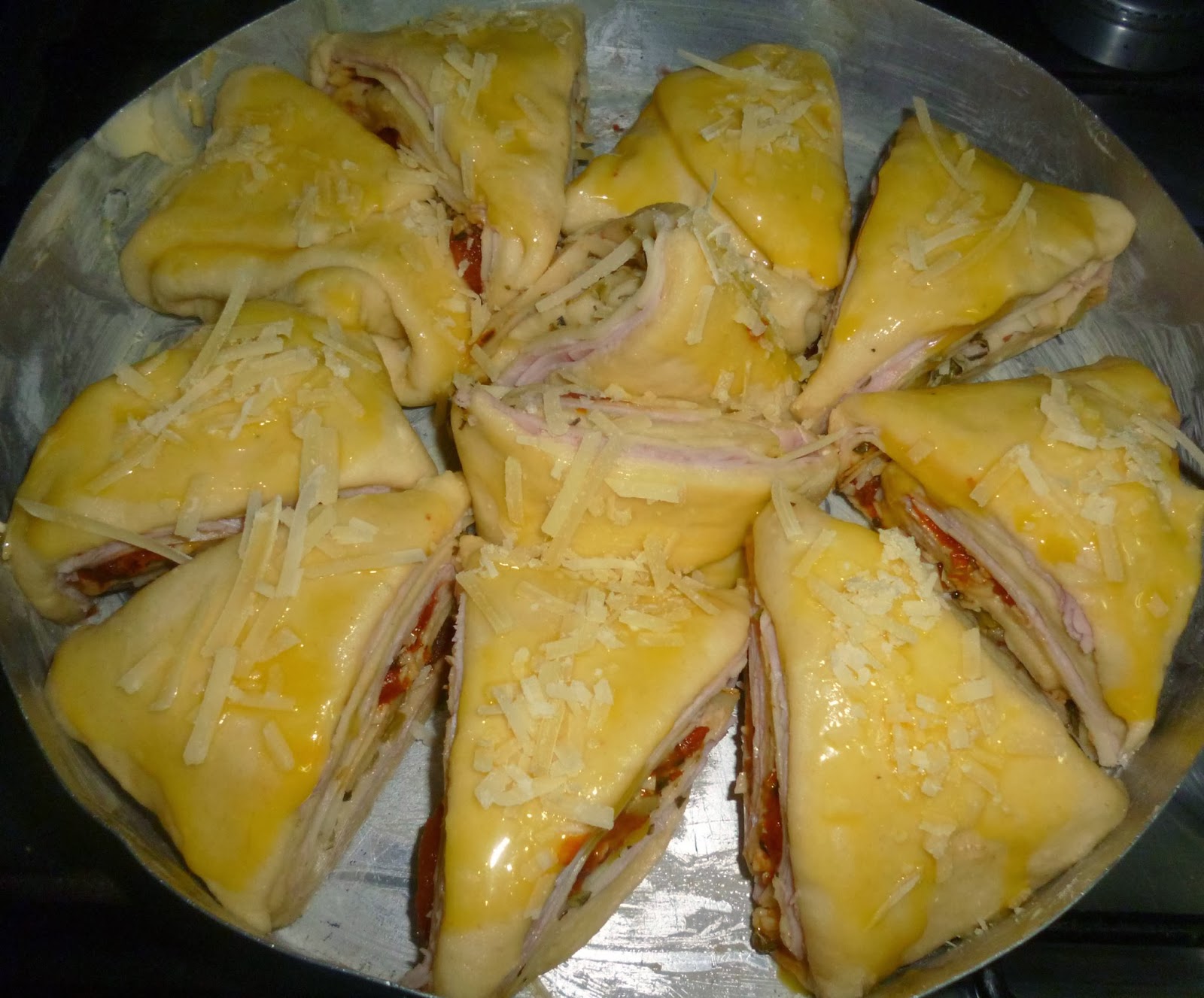 Forno Fogão e Delícias: Pão Salgado Recheado