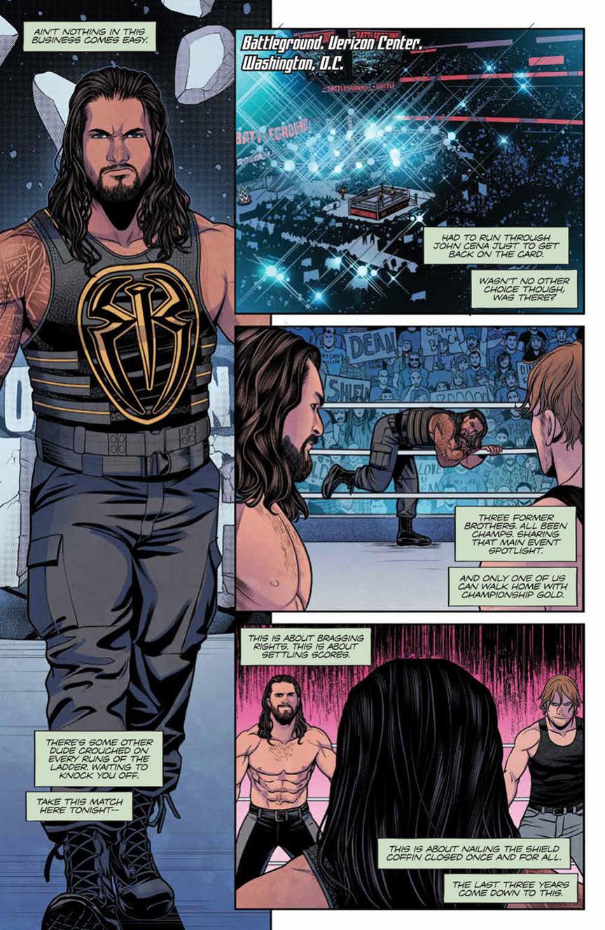 The Movie Sleuth: Images: A Preview Of The Comic WWE #12 From Boom! Studios