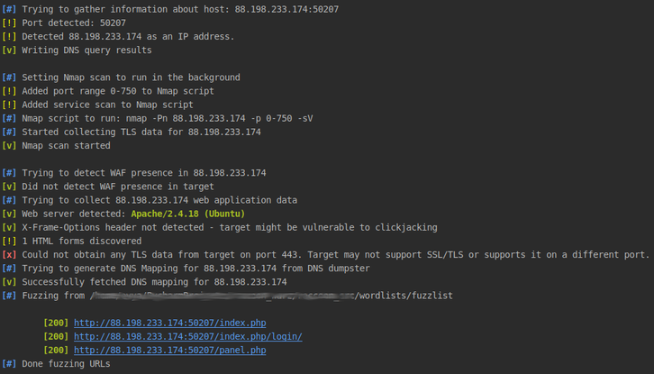 Raccoon - A High Performance Offensive Security Tool For Reconnaissance And Vulnerability Scanning