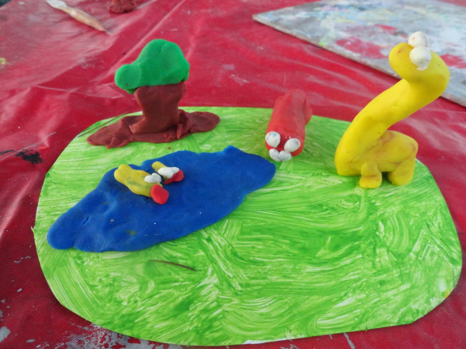 TALLER DE ARTE PARA NIÑOS: Trabajos con plastilina