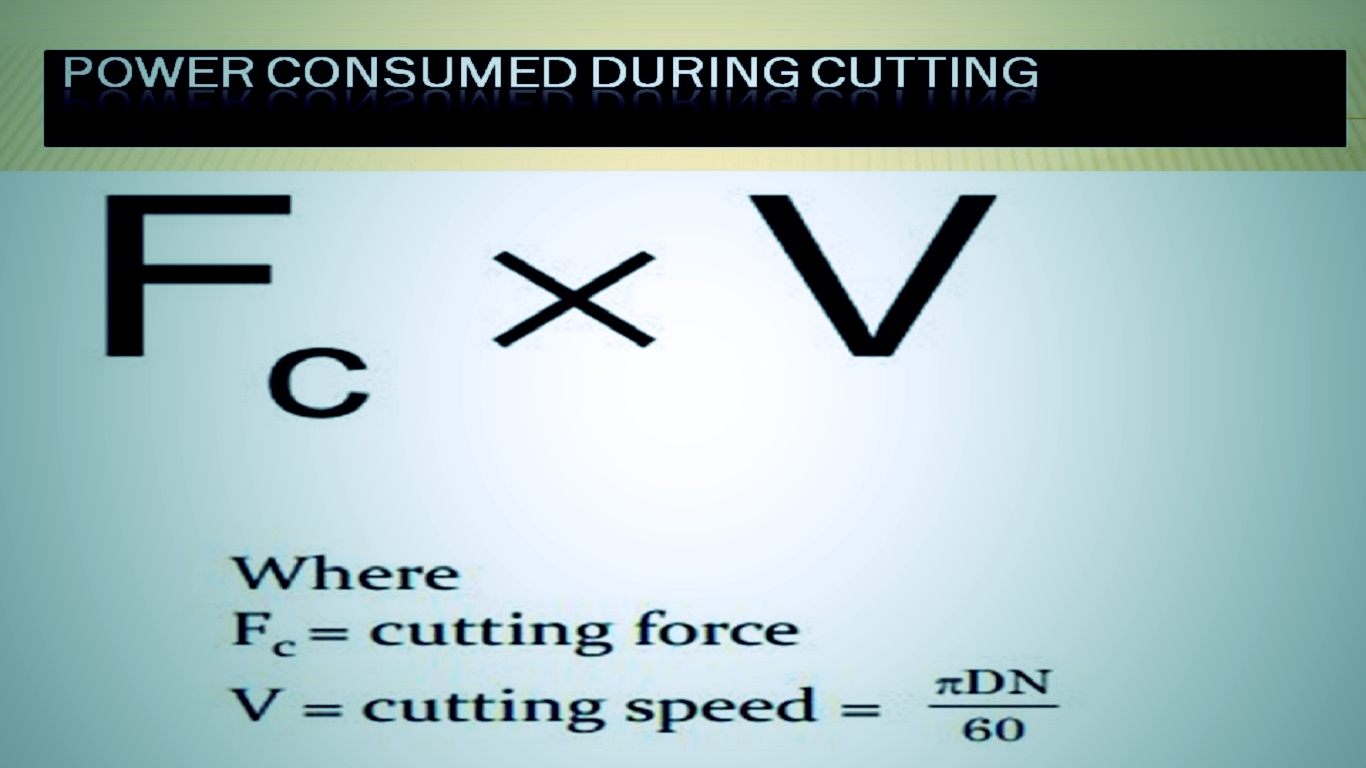 GATE FORMULA MECHANICAL: METAL CUTTING FORMULAS