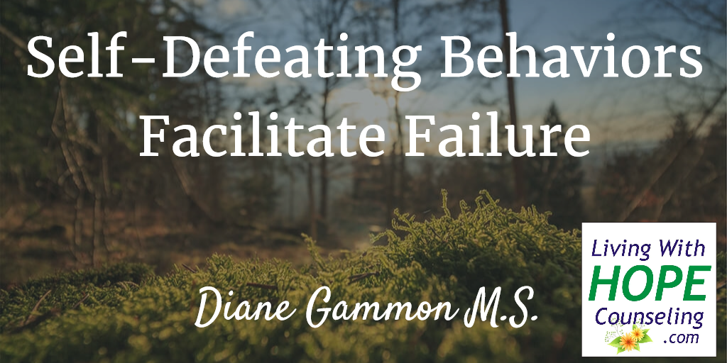 Living With Hope Counseling: Self-Defeating Thoughts And Behaviors ...