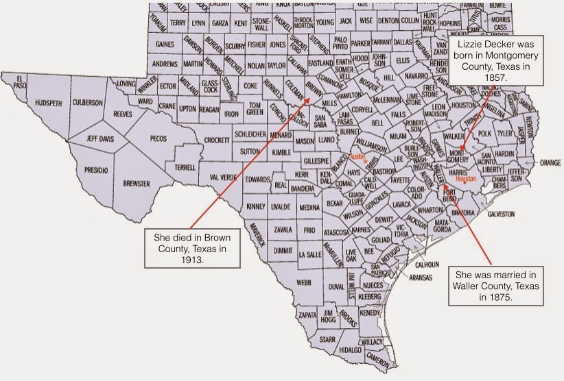 A Hobby Tree: Almira Elizabeth "Lizzie" Decker 1857-1913 (1011)