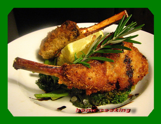 Fried Mutton Chops in Cheesy Potatoes | Home cooking