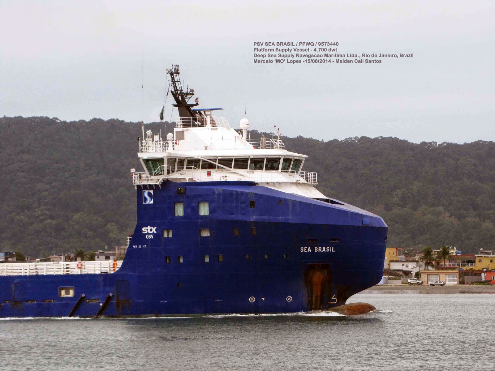 Santos Shiplovers: PSV Sea Brasil / PPWQ - Suspendendo do Saipem em sua ...