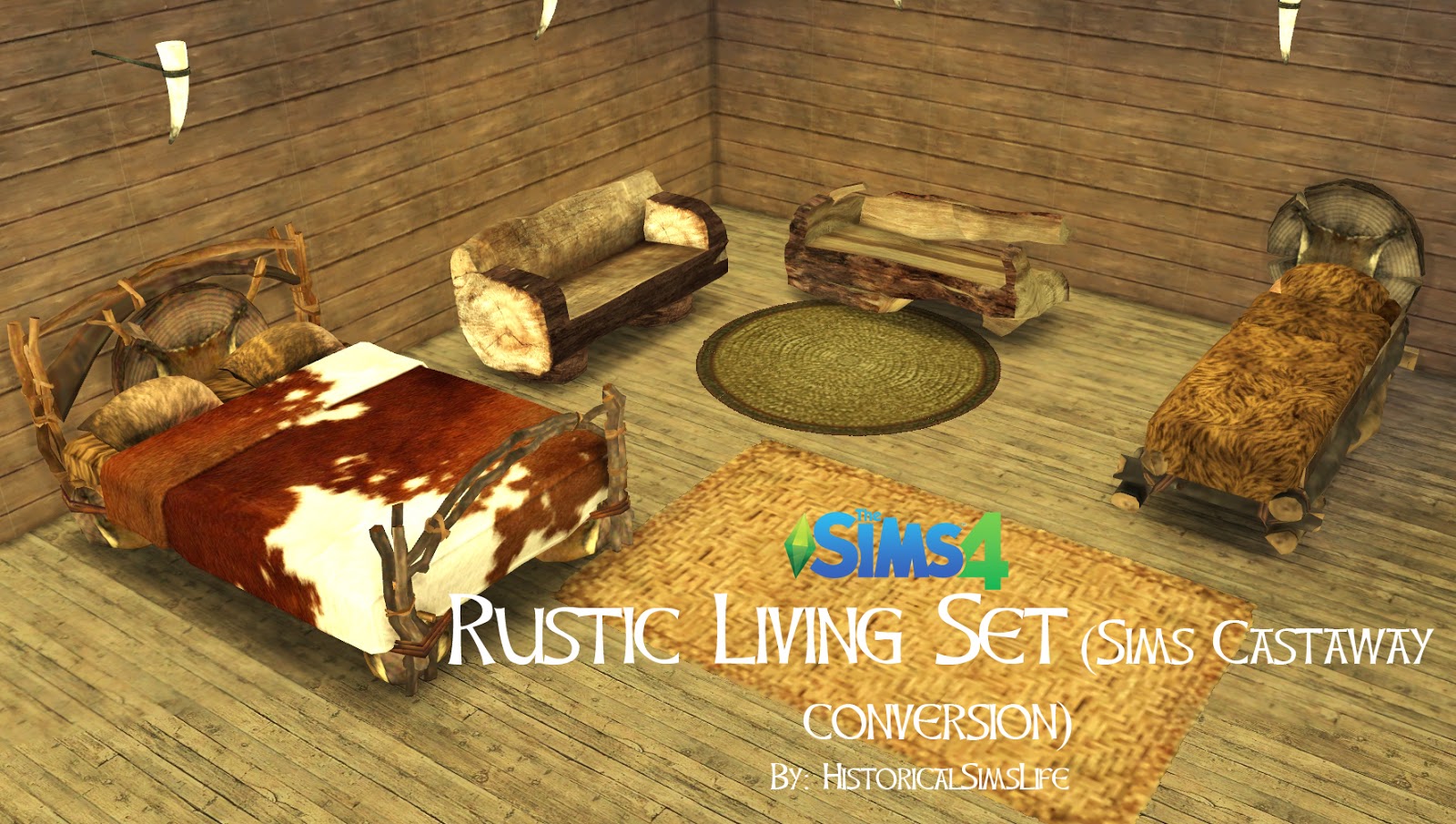 TS4: Rustic Living - Sims Castaway Conversion | History Lover's Sims Blog