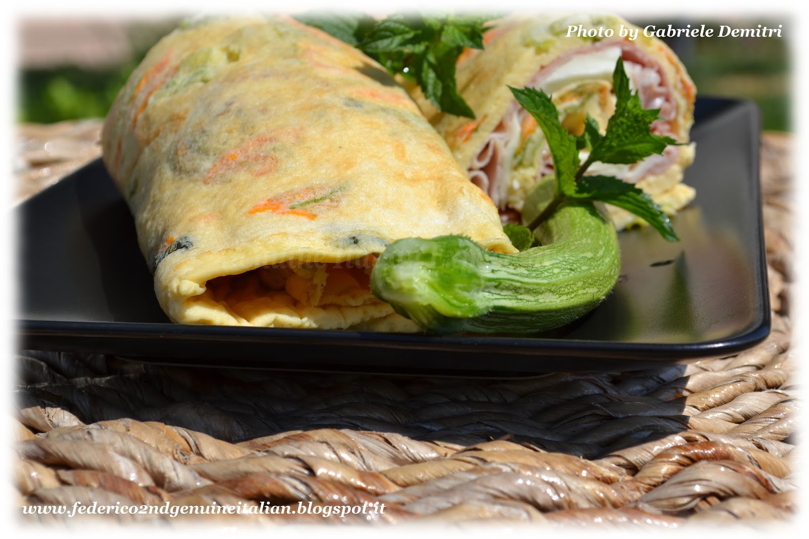 Genuine Italian Experience: Salty zucchini flowers roll / Rotolo salato ...