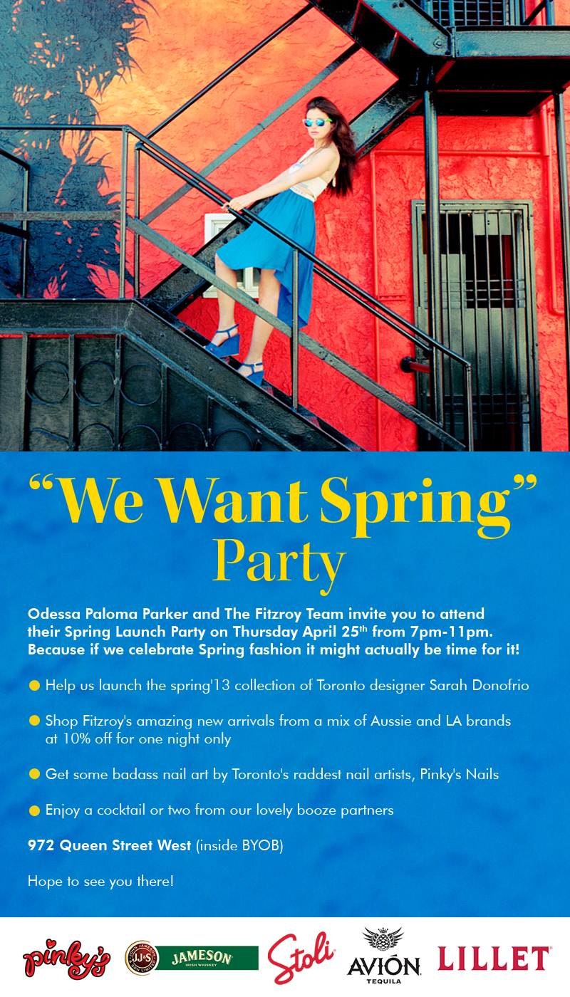 Party On, Everybody! | Fitzroy Boutique